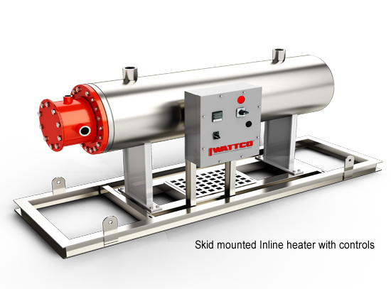 SKID MOUNTED CIRCULATION HEATER WITH CONTROL PANEL - Wattco